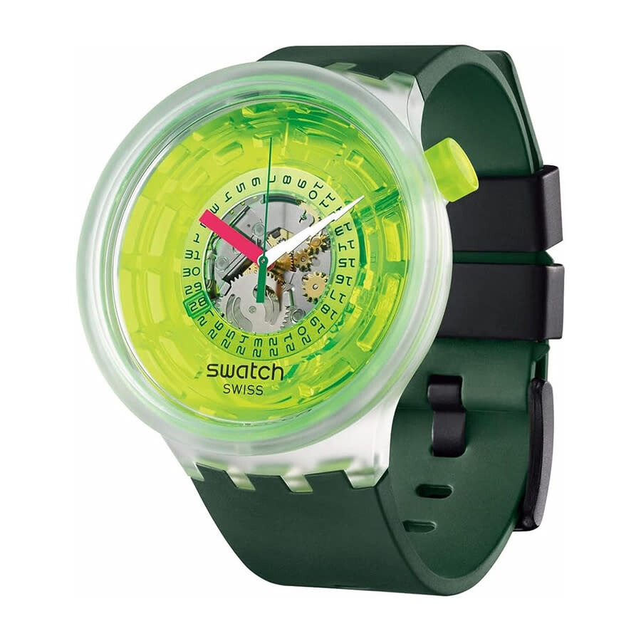 Swatch Neon White Dial Men's Watch SB05K400 054362867818 - Watches ...