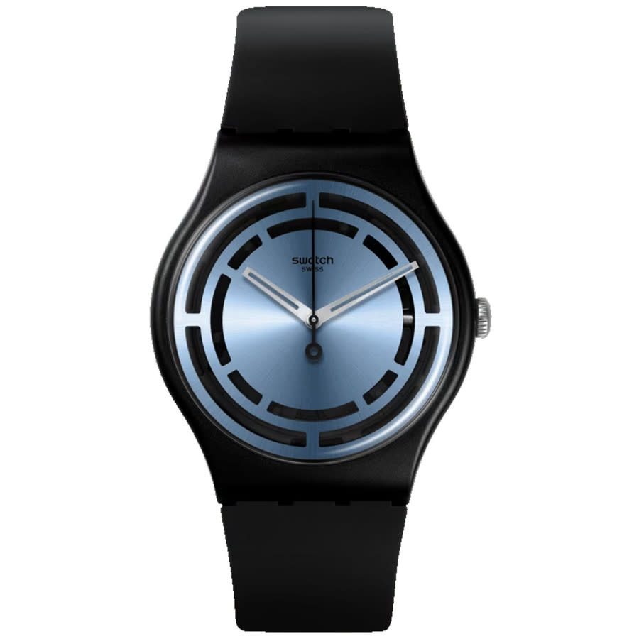 Swatch Originals The November Collection Circled Lines Blue Dial Men's ...