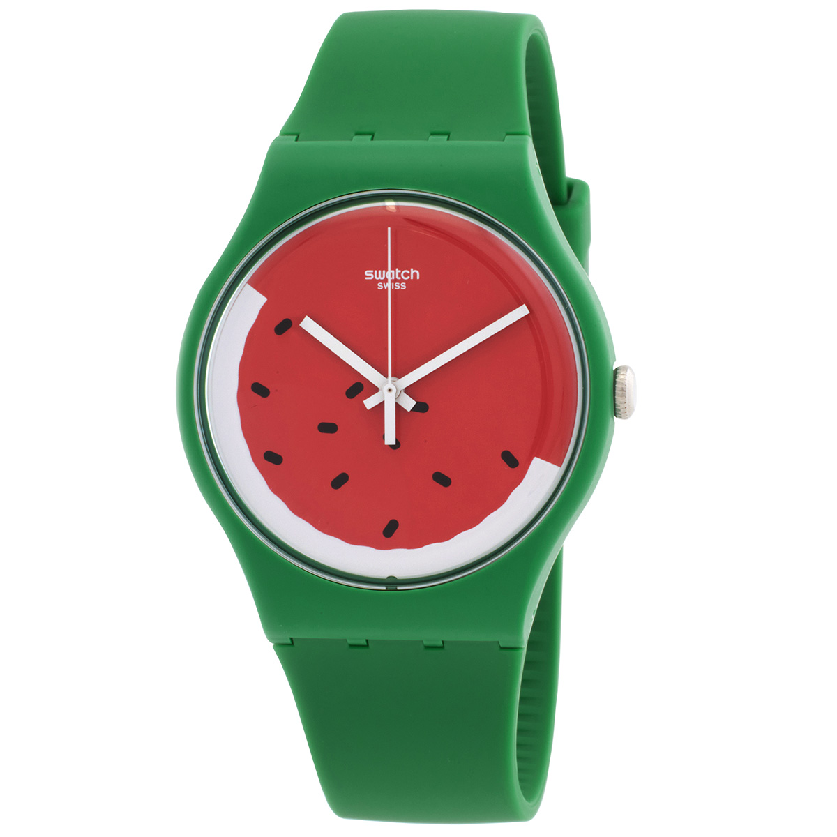 Swatch Pasteque Quartz Red Dial Unisex Watch SUOG109 7610522689046 ...