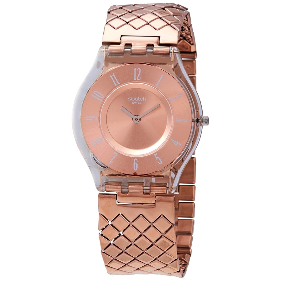 Swatch Pink Cushion Pink Dial Ladies Watch SFE110GA - Watches, Other ...