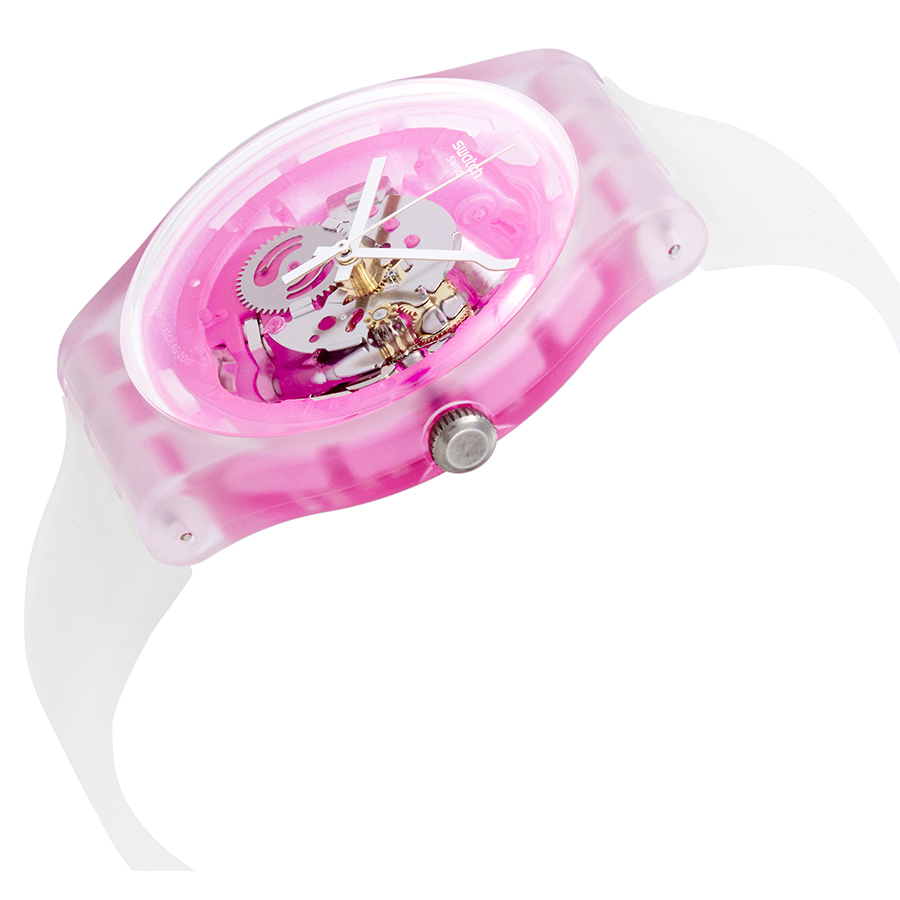 Swatch Pinkmazing Pink Skeleton Dial Watch SUOK130 - Originals - Swatch ...