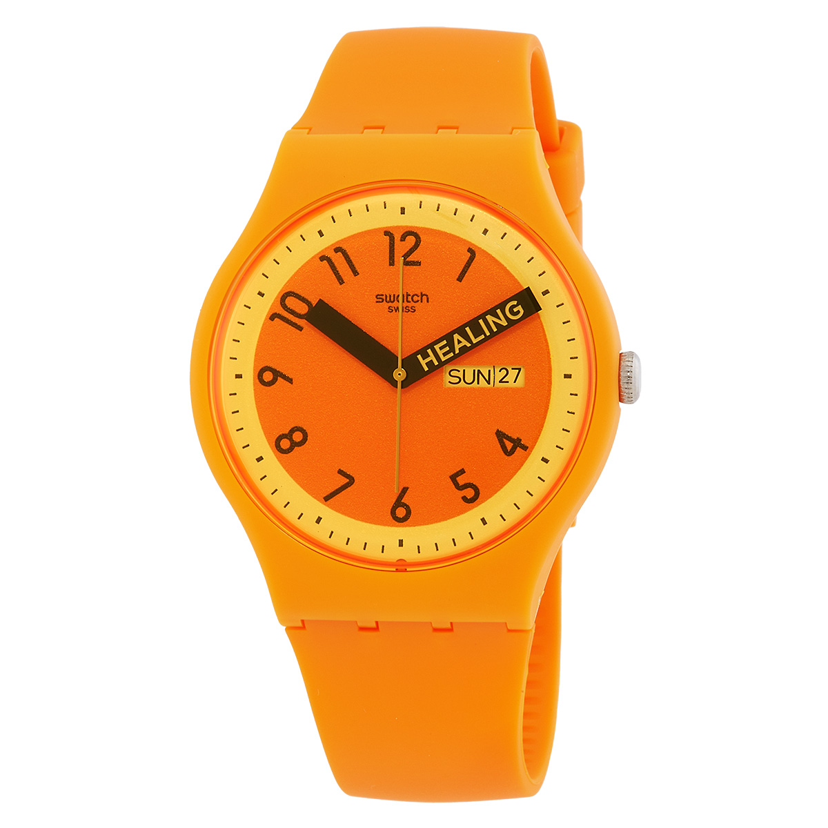 Swatch Pride Quartz Orange Dial Unisex Watch SO29O700 7610522868366 ...