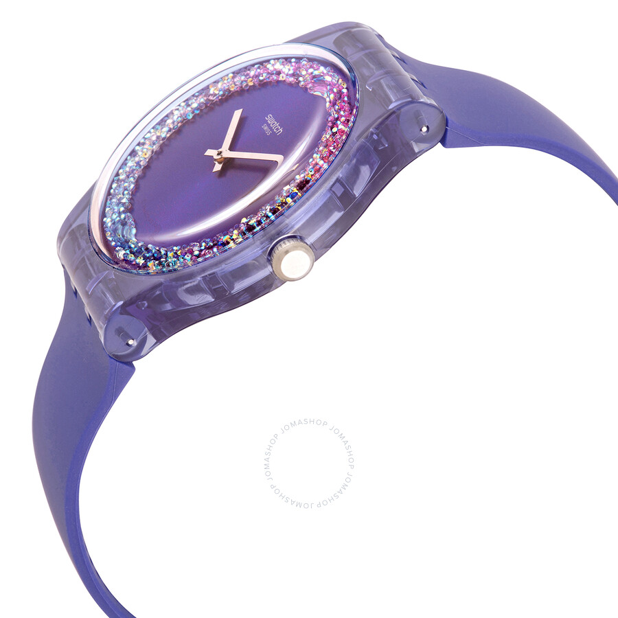 Swatch Purple Rings Quartz Purple Dial Ladies Watch SUOV106 - Swatch ...