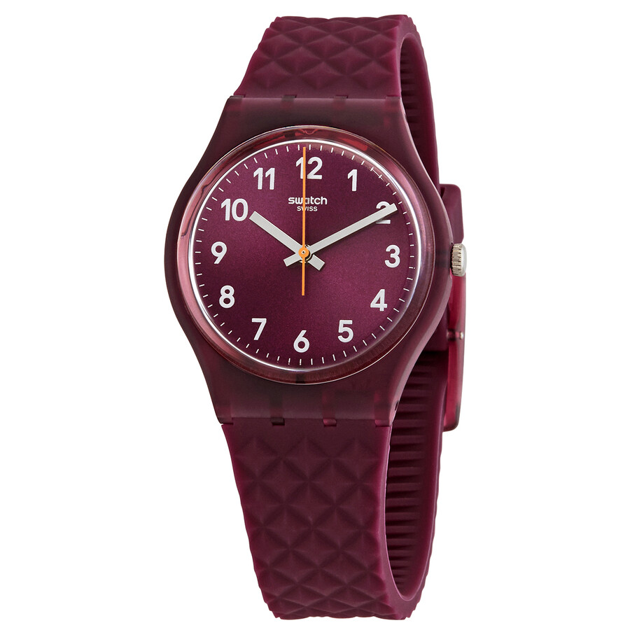 Swatch REDNEL Quartz Red Dial Unisex Watch GR184 7610522831193 ...
