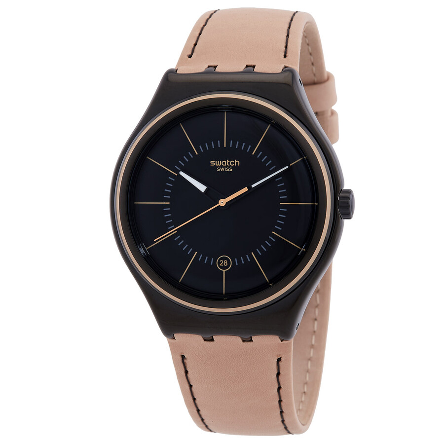 Swatch Sand Storm III Quartz Black Dial Watch YWB400 - Watches, Other ...