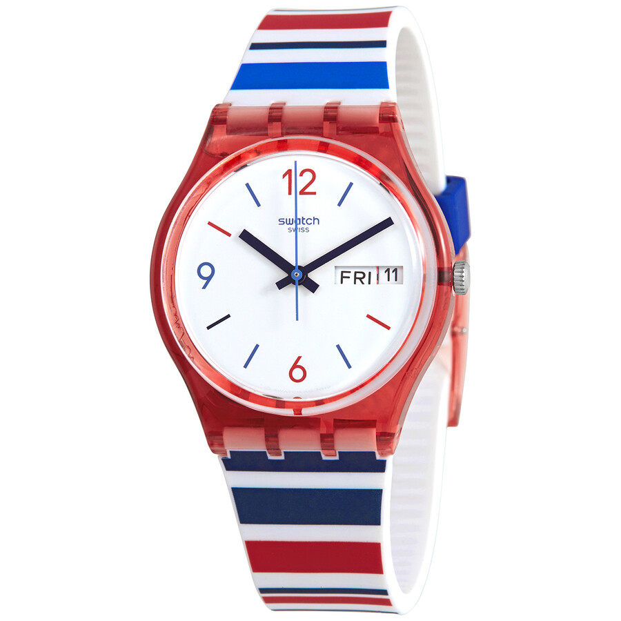 Swatch Sea Barcode Quartz White Dial Unisex Watch GR712 7610522820258 ...
