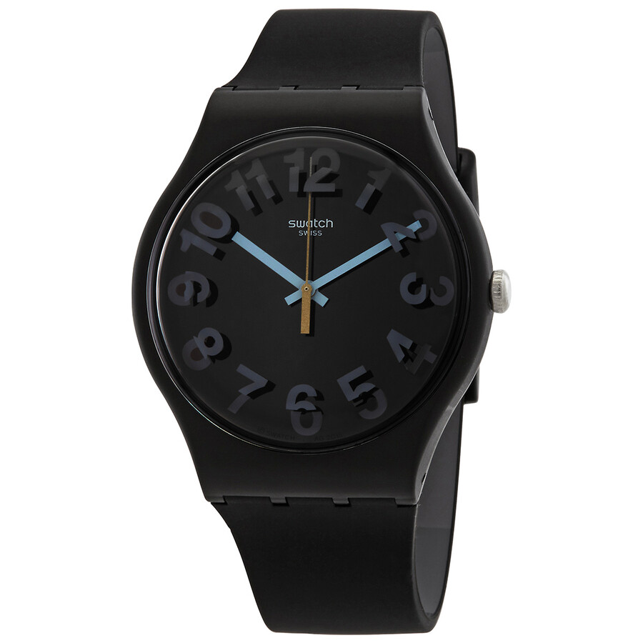 Swatch Secret Numbers Quartz Black Dial Men's Watch SUOB133 ...