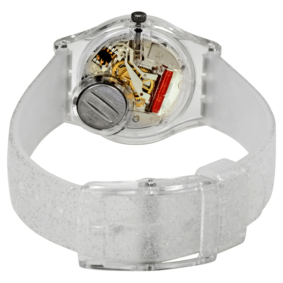 Swatch Silver Glistar Too Grey Dial Ladies Watch LK343E - Originals ...