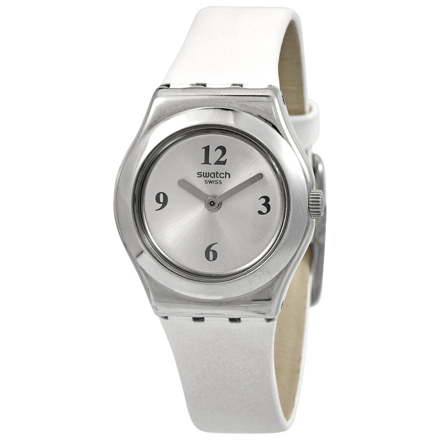 Swatch Silver Keeper Quartz Silver Dial Ladies Watch YSS296 - Watches ...