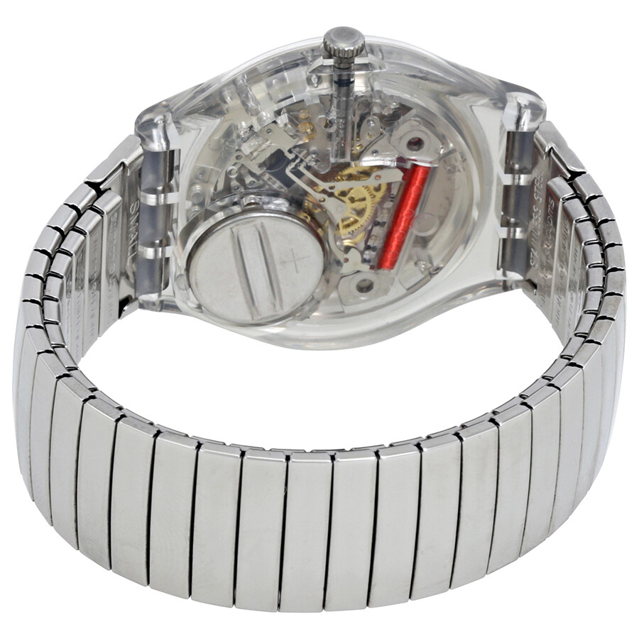 Swatch Silverall Silver Dial Ladies Watch - Swatch - Watches - Jomashop