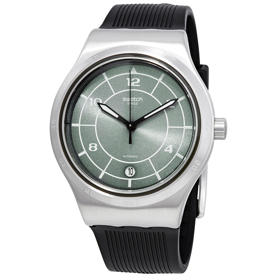 Swatch Sistem Rub Automatic Brushed Green Dial Men's Watch YIS419 ...
