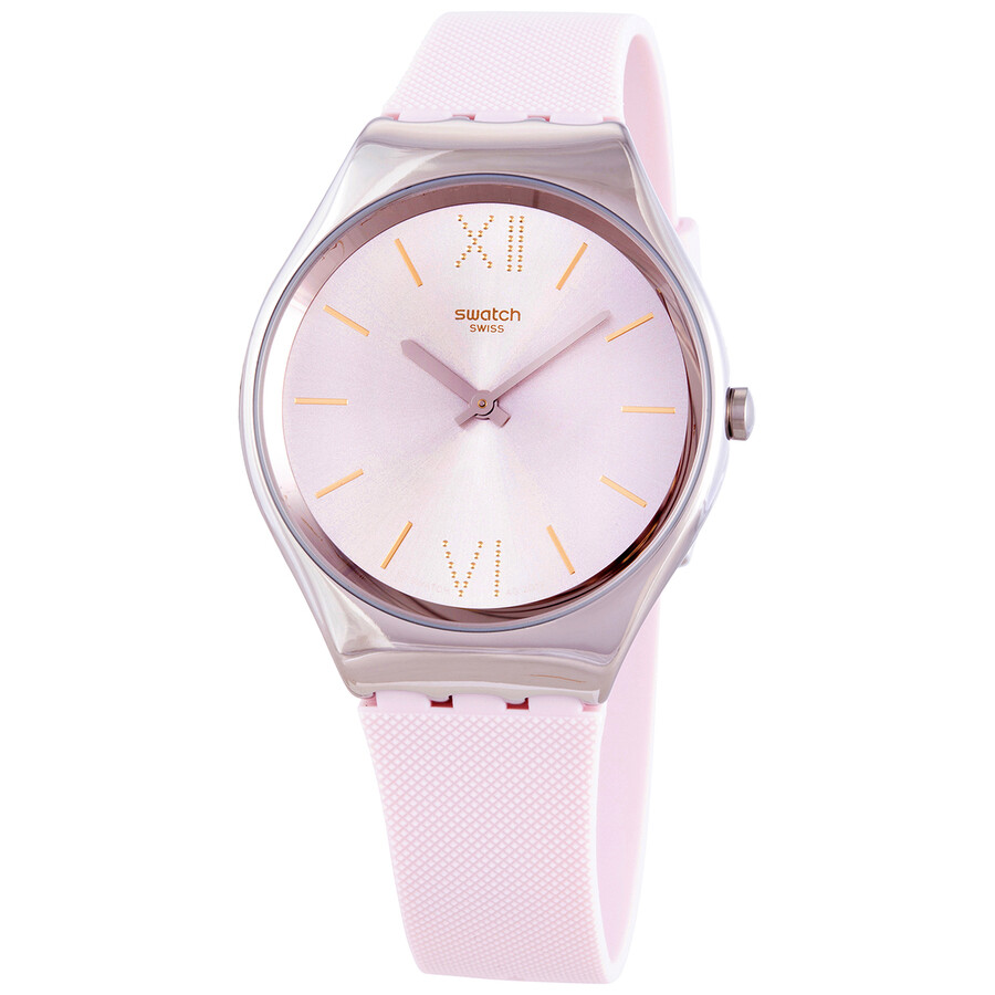Swatch SKIN LAVANDA Quartz Pink Dial Ladies Watch SYXS124 - Watches ...