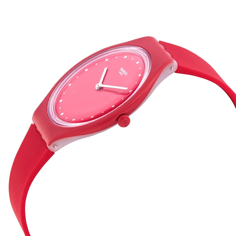 Swatch Skinautique Mate Red Ladies Watch SVOR101 - Skin - Swatch ...