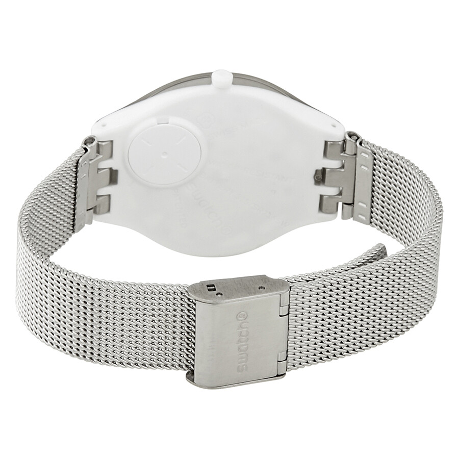 Swatch Skinmesh Silver Dial Men's Watch SVOM100M - Skin - Swatch ...