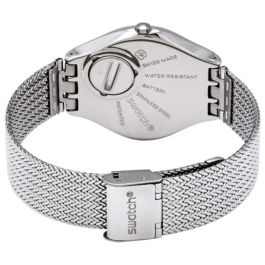 Swatch Skinsand Silver Dial Men's Mesh Watch SYXS117M - Skin - Swatch ...