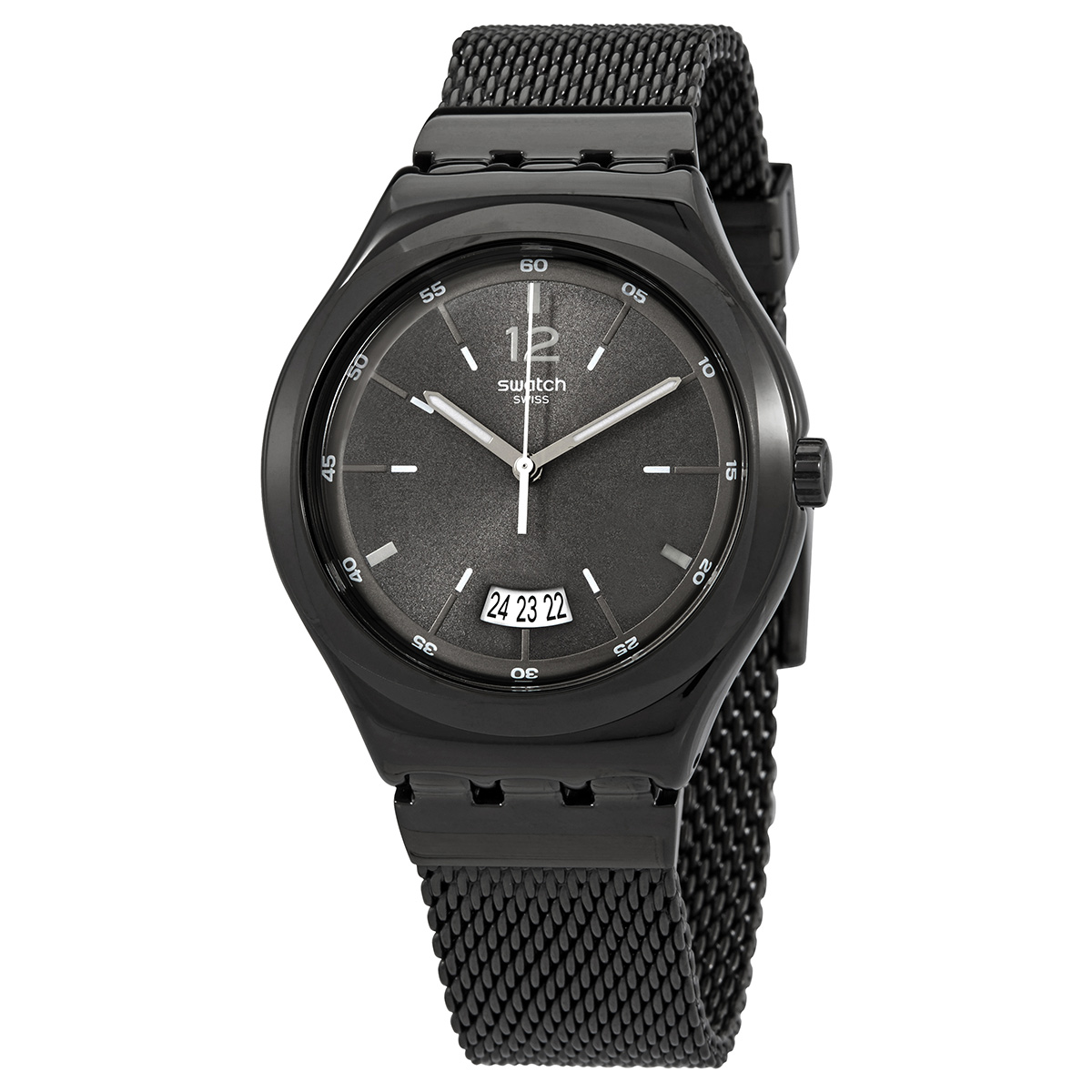 Swatch TV Set Quartz Black Dial Men's Watch YWB405MA 7610522800021 ...