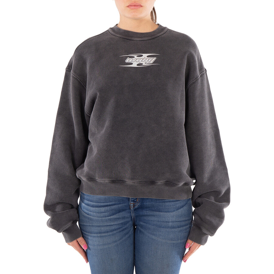 T By Alexander Wang Crewneck Cotton Sweatshirt, Size Large 4CC4241513 ...