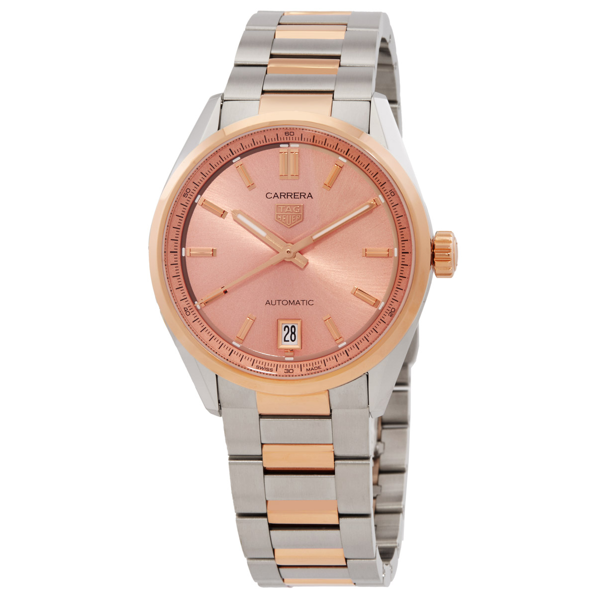 Tag Heuer Carrera GMT Automatic Pink Dial Unisex Watch WBN2350-BD0000 ...