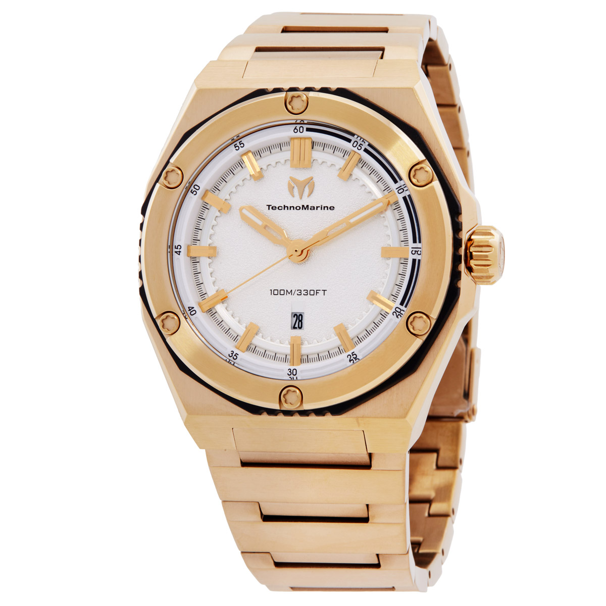 Technomarine Coral Quartz Silver Dial Men's Watch TM-416077 ...