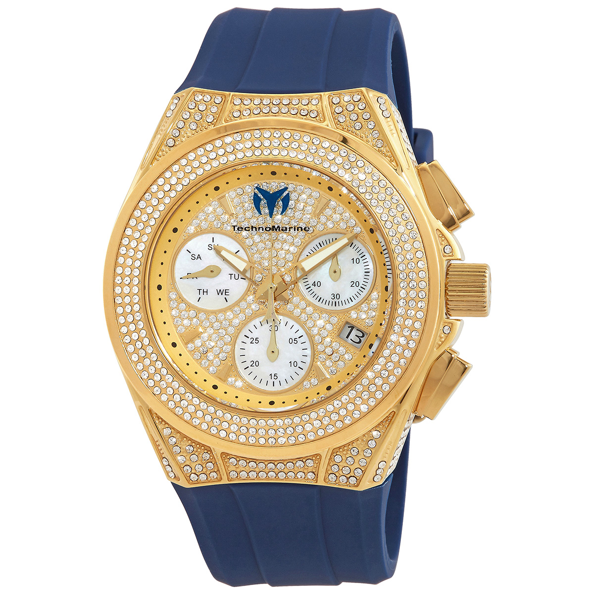 Technomarine Cruise Chronograph Quartz Crystal Unisex Watch TM-118108 ...