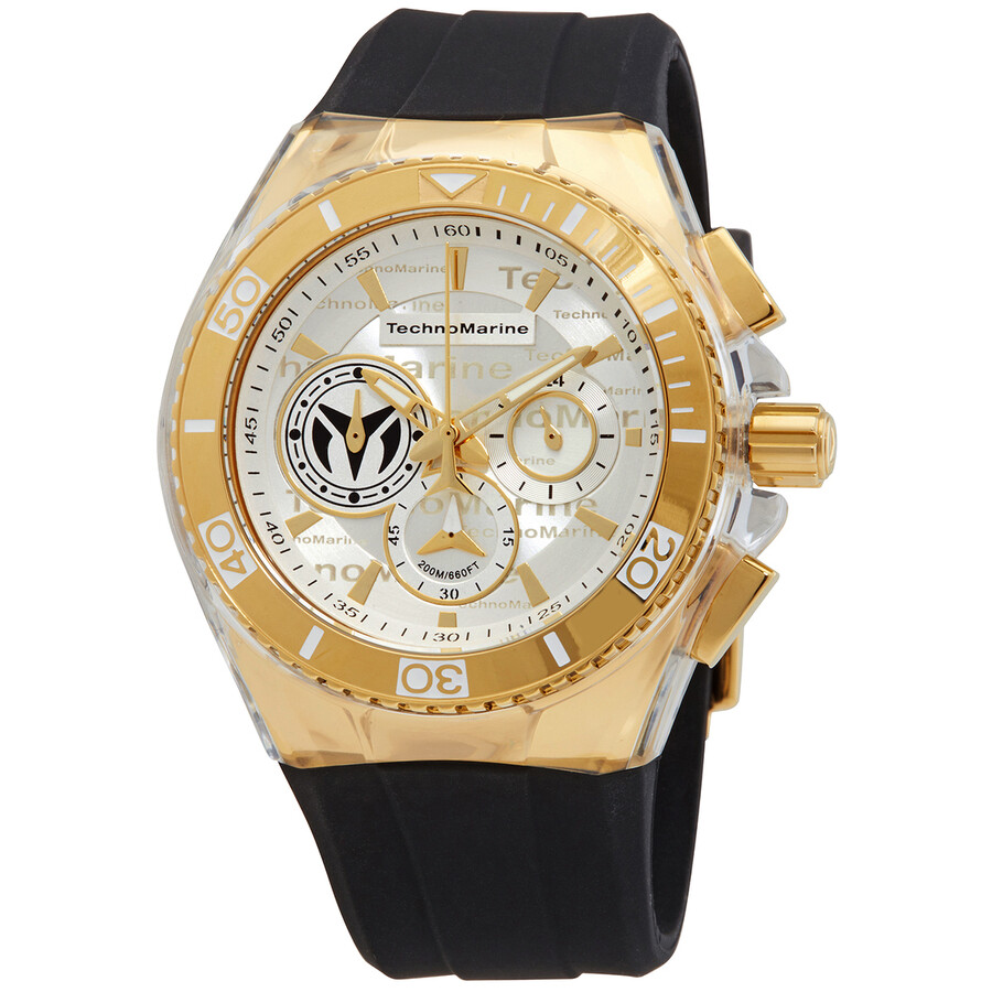 Technomarine Cruise Chronograph Quartz White Dial Men's Watch TM-118128 ...