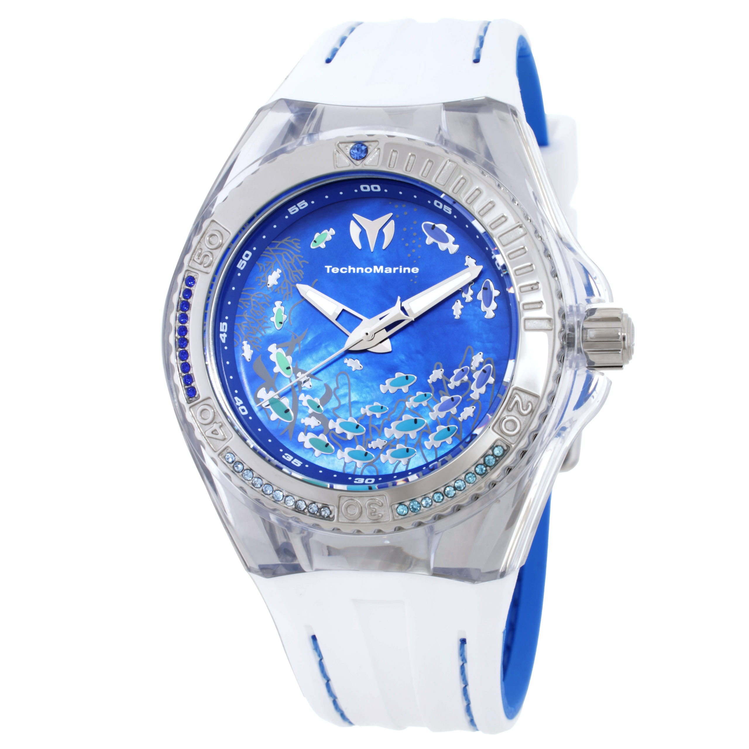 Technomarine Cruise Quartz Blue Dial Ladies Watch TM-125007 ...