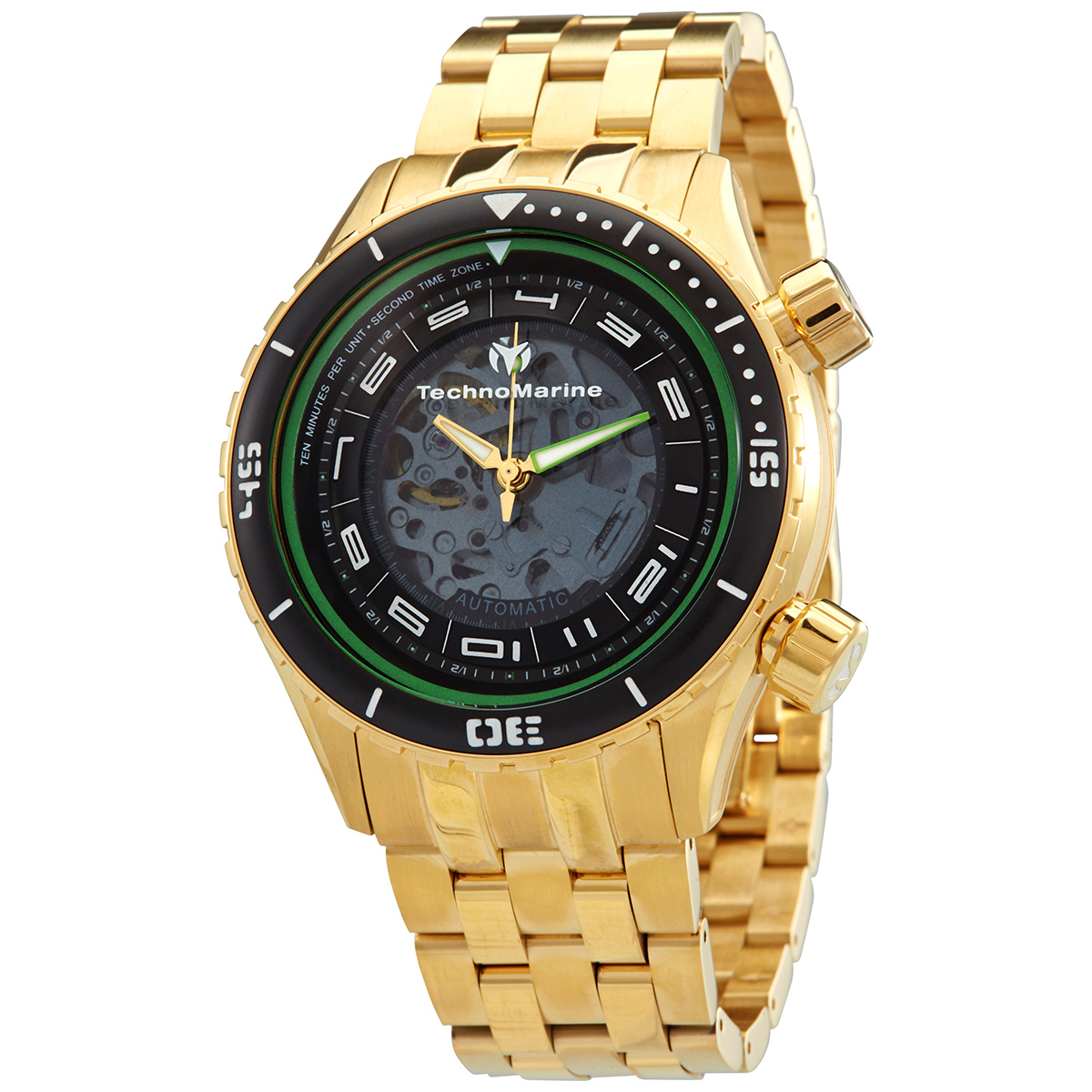 Technomarine Dual Zone Automatic Men's Watch TM-218012 886678947904 ...