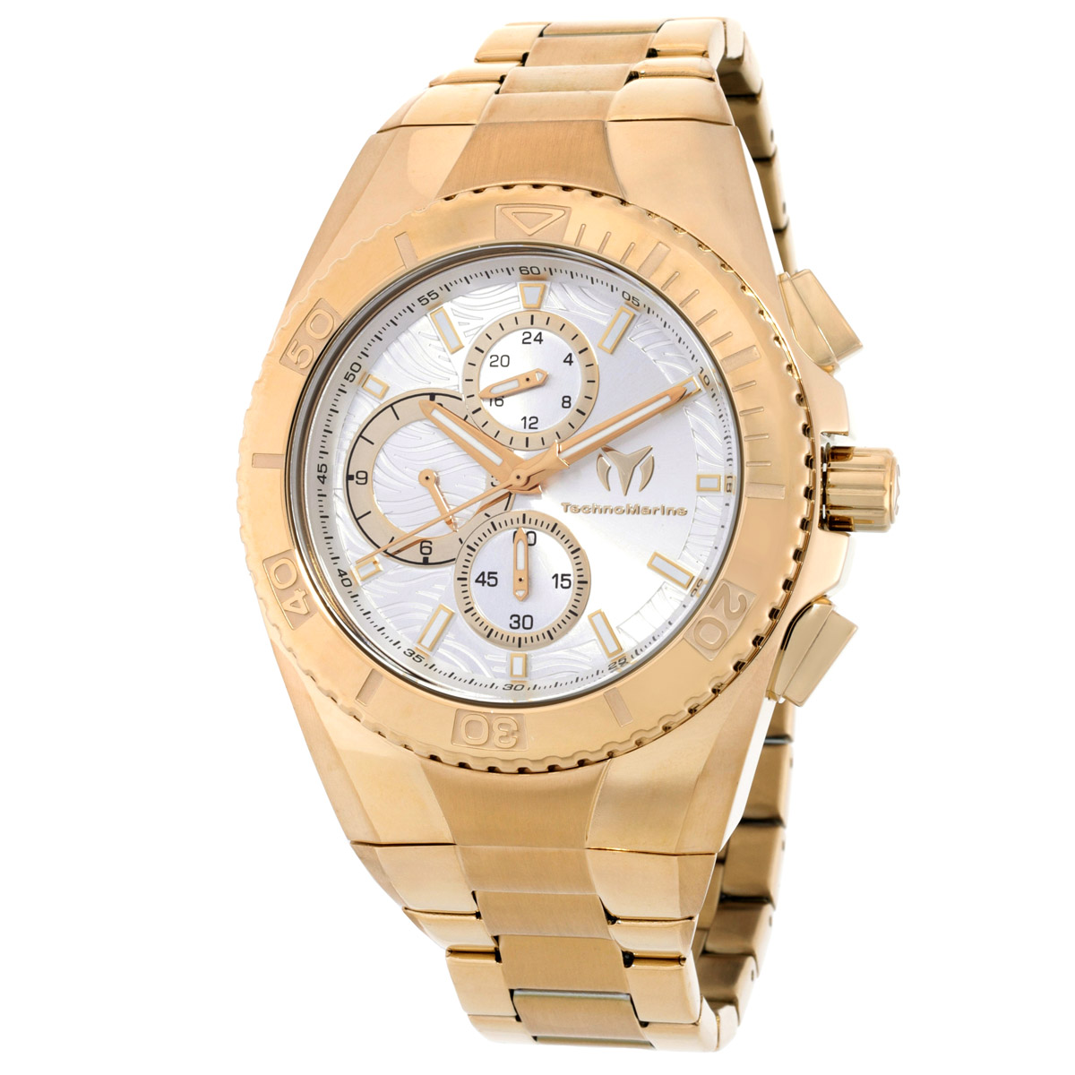 Technomarine Manta Chronograph Quartz Silver Dial Men's Watch TM-224022 ...
