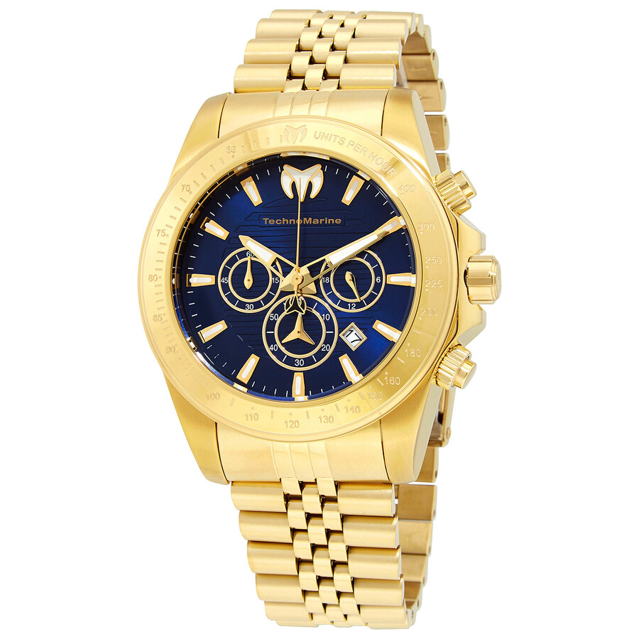 Technomarine Manta Ray Chronograph Blue Dial Men's Watch TM-220149 ...