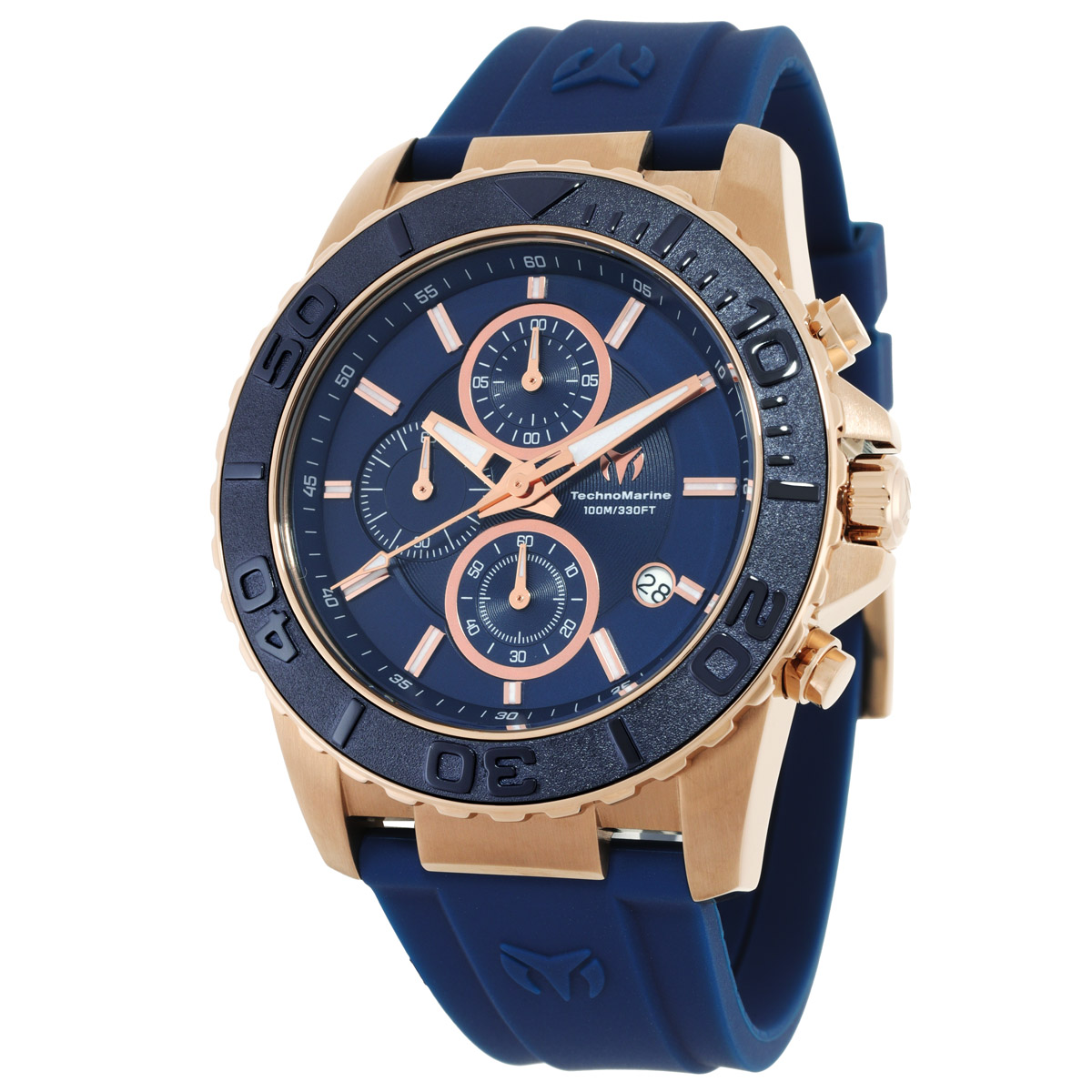 Technomarine Sea Chronograph Quartz Blue Dial Men's Watch TM-725008 ...