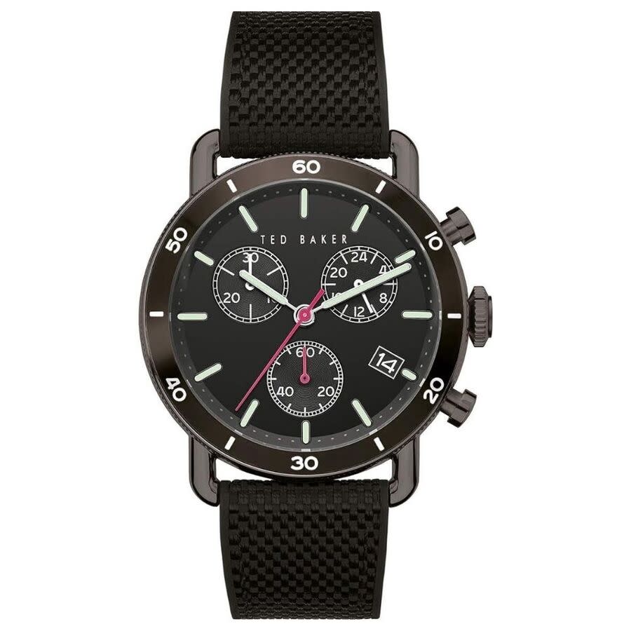 Ted Baker Margarit Chronograph Quartz Black Dial Men's Watch BKPMGF903 ...