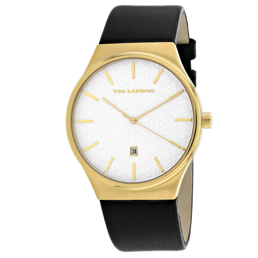 Ted Lapidus Classic Quartz White Dial Men's Watch 5131701 3660895909467 ...