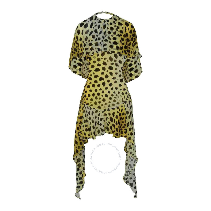 The Attico Ladies Light Yellow Airi Mini Dress, Brand Size 38 (US Size ...