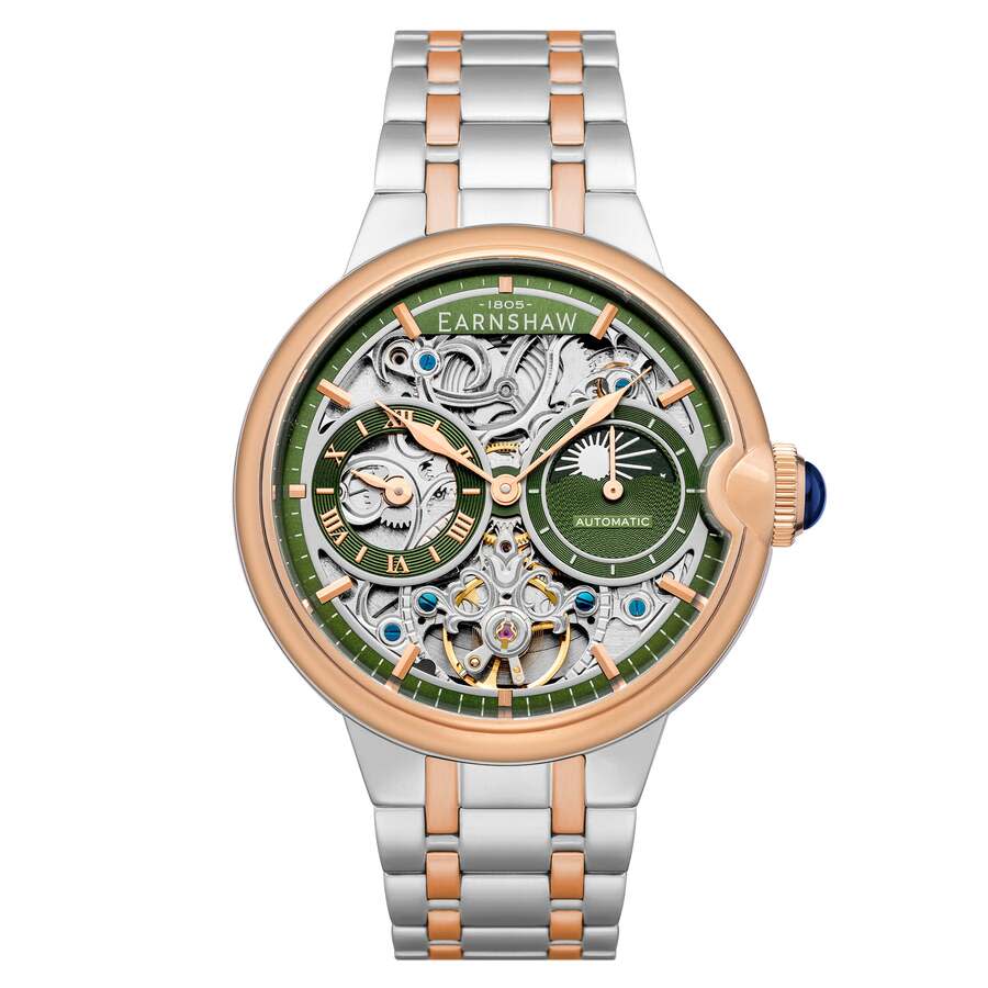 Thomas Earnshaw Barallier Sun Moon Dual Time Chronograph Automatic ...