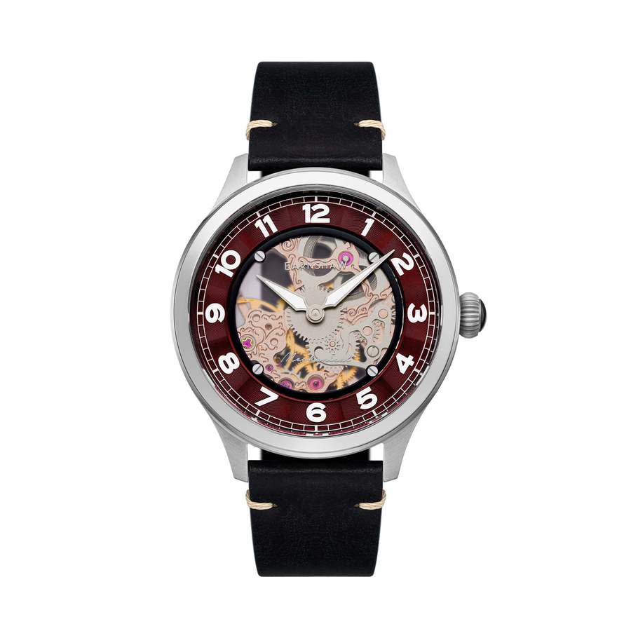 Thomas Earnshaw Baron Skeleton Red Dial Men's Watch ES-8189-03 ...