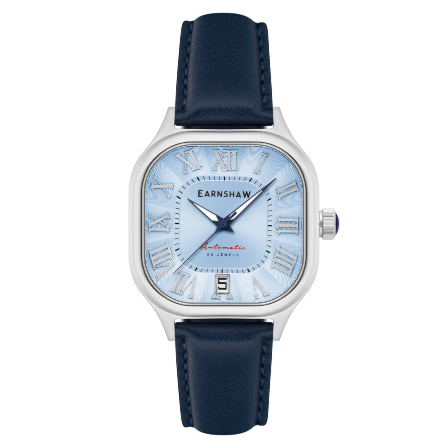 Thomas Earnshaw Coussin Automatic Blue Dial Men's Watch ES-8284-04 ...