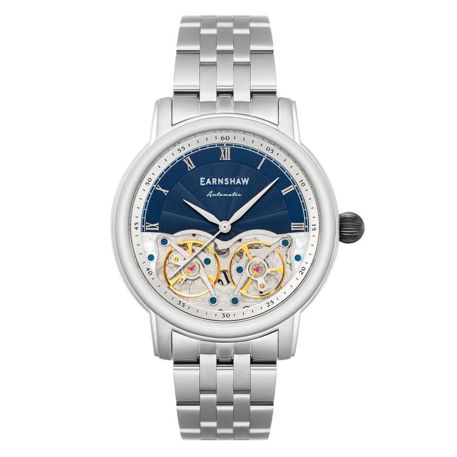Thomas Earnshaw Longitude Automatic Blue Dial Men's Watch ES-8255-22 ...