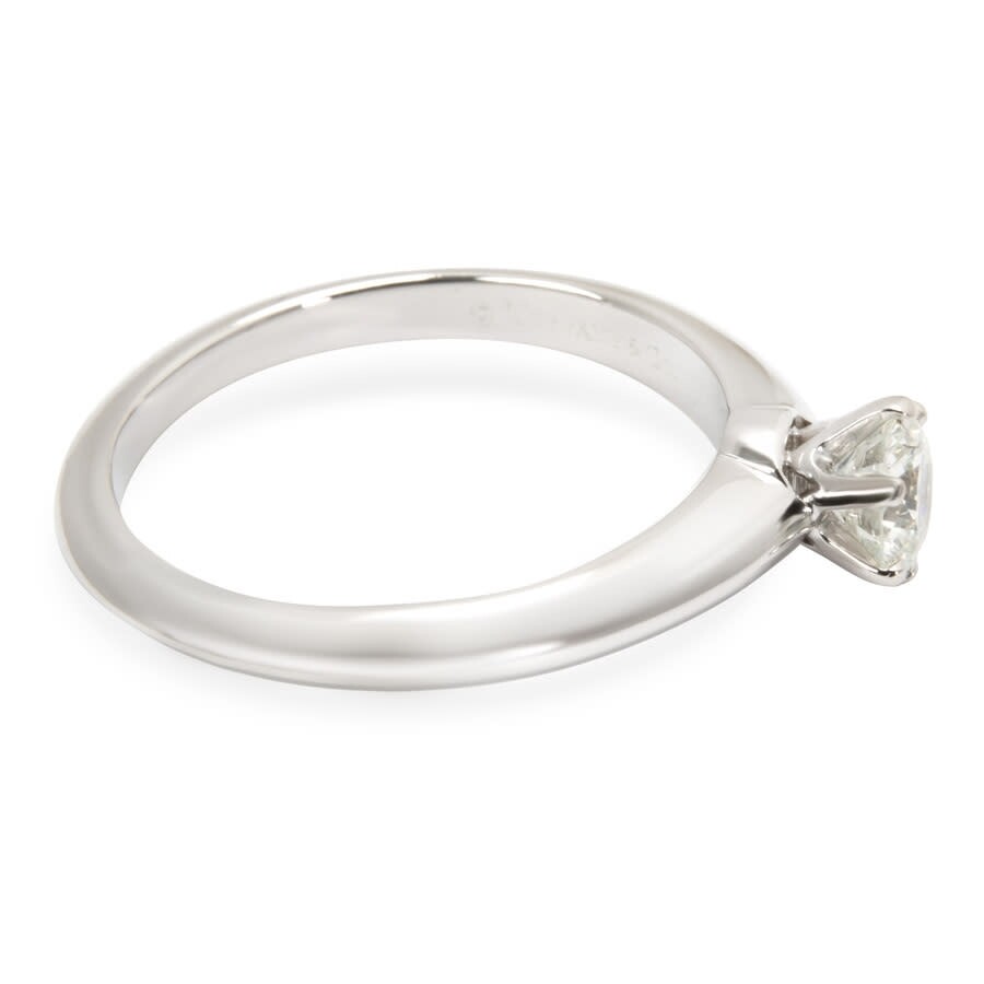 Pre-Owned Tiffany Diamond Engagement Ring in Platinum I VVS1 0.52 CTW ...
