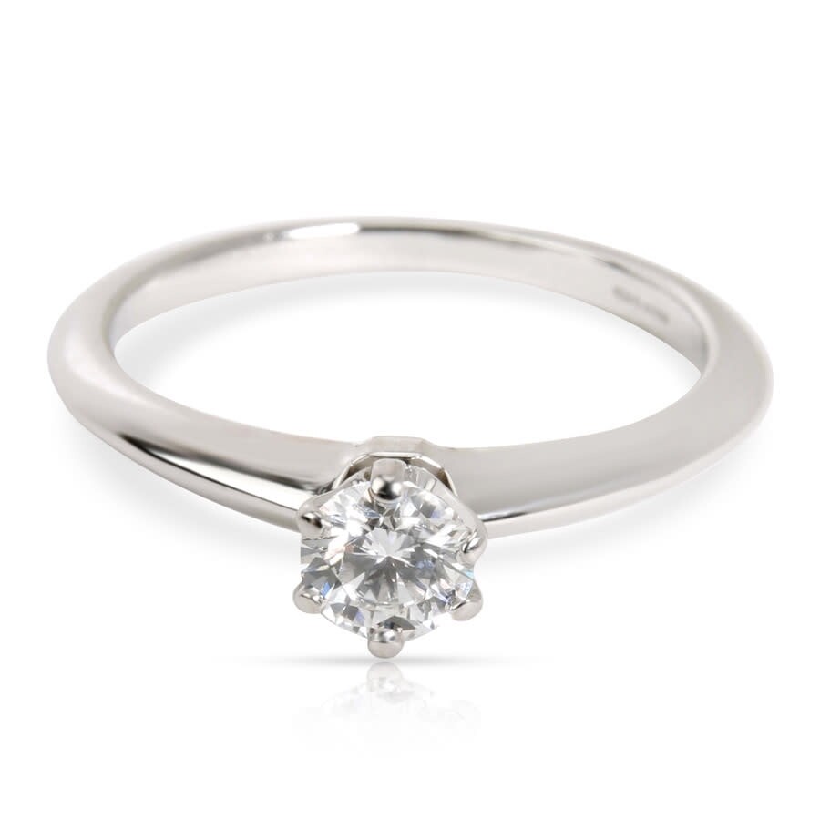 Tiffany & Co. Pre-Owned Tiffany Solitaire Diamond Engagement Ring in ...