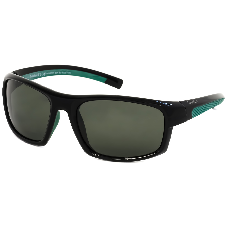 Timberland Unisex Black Square Sunglasses TB913401R63 664689933792 ...