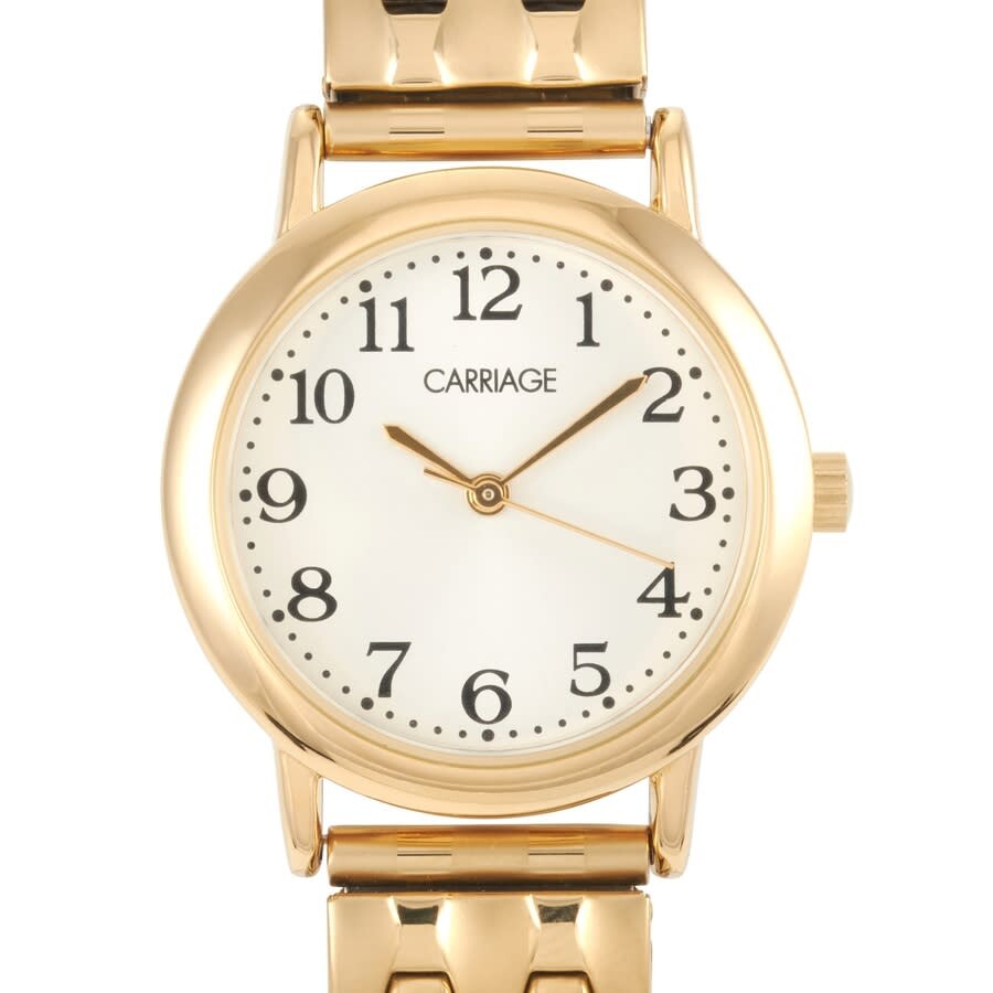 Timex Carriage Carly Quartz White Dial Ladies Watch C3C745 - Watches ...