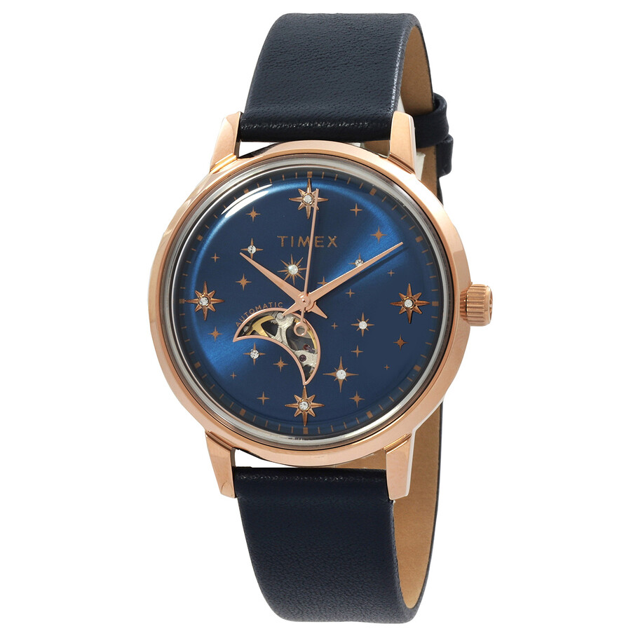 Timex Celestial Automatic Blue Dial Watch TW2W21300VQ 194366287882 ...