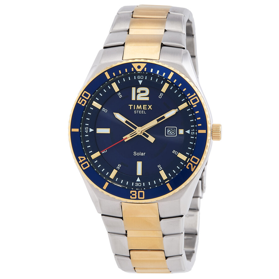 Timex Classic Blue Dial Two--toned Men's Watch TW2V53800 Timex Watches ...