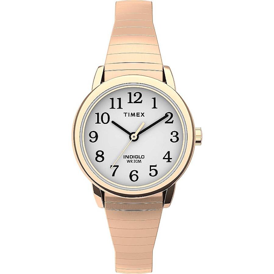 Timex Easy Reader Classic Quartz White Dial Ladies Watch TW2U08200 ...