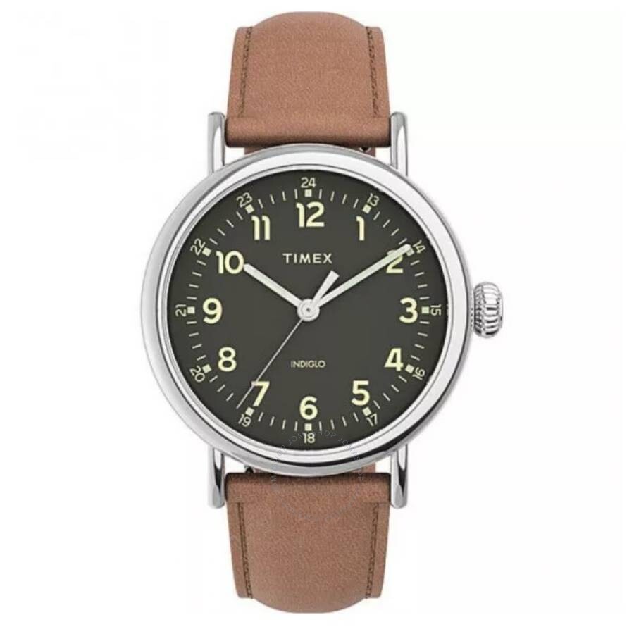 Timex Easy Reader Main Line Quartz Green Dial Men's Watch TW2V27700 ...