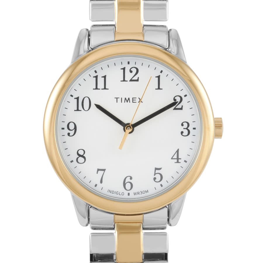 Timex Easy Reader Quartz White Dial Ladies Watch TW2R58800 - Watches ...