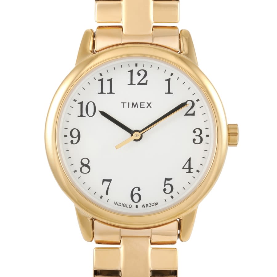 Timex Easy Reader Quartz White Dial Ladies Watch TW2R58900 - Watches ...