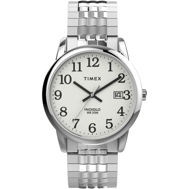 Timex Easy Reader Quartz White Dial Men's Watch TW2V05400 194366167856 ...