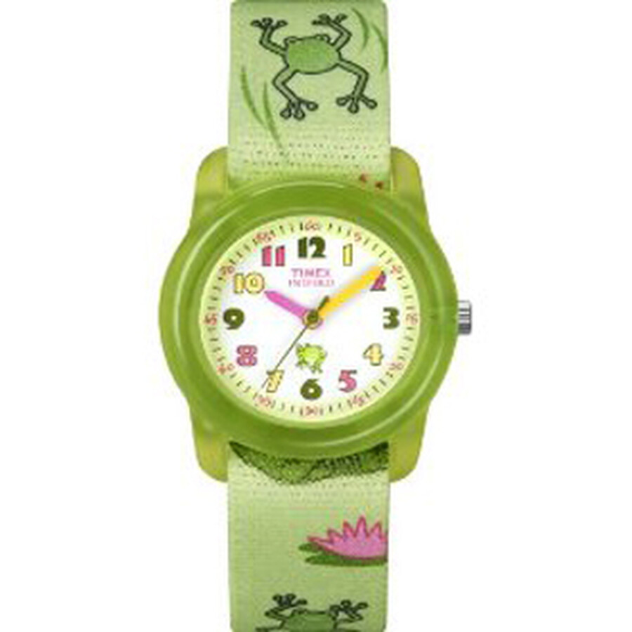Timex Elastic Frog Band Kids Watch T7B705 0753048333837 - Watches, Kids ...