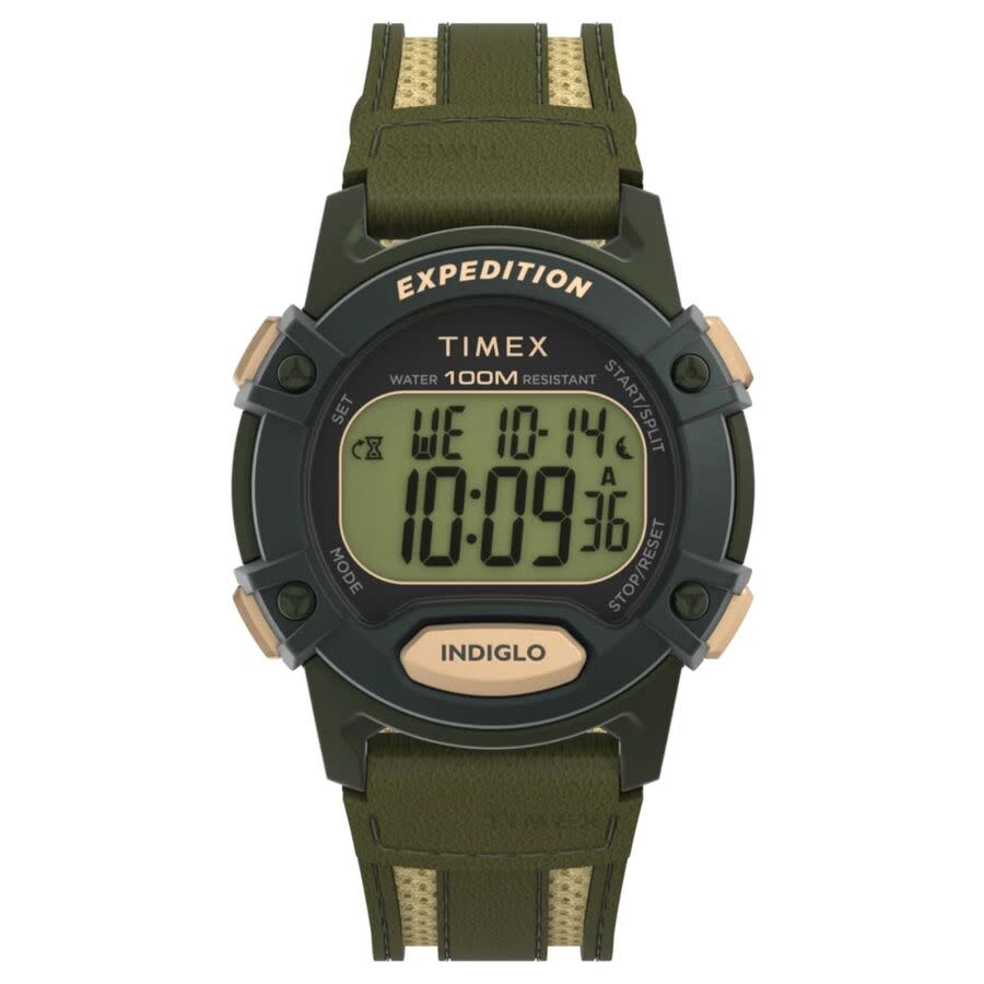 Timex Expedition Quartz Digital Green Dial Men's Watch TW4B30300 ...